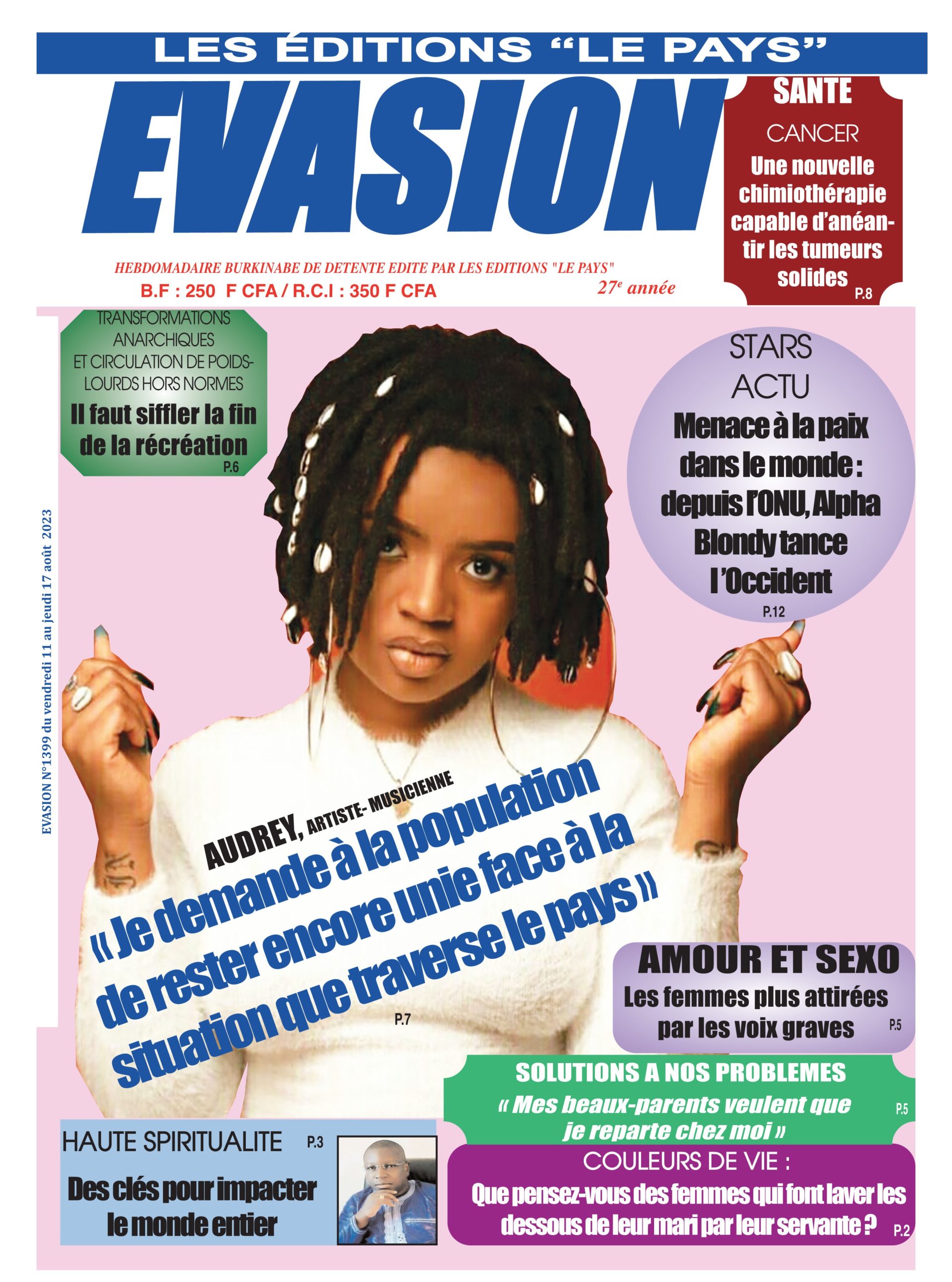 BEBETO BONGO, ARTISTE MUSICIEN BURKINABE: « Je regrette que beaucoup de ...